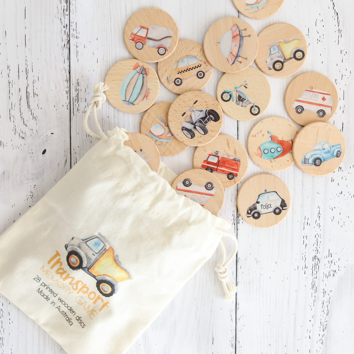 Transport Memory Game – August & Alvina